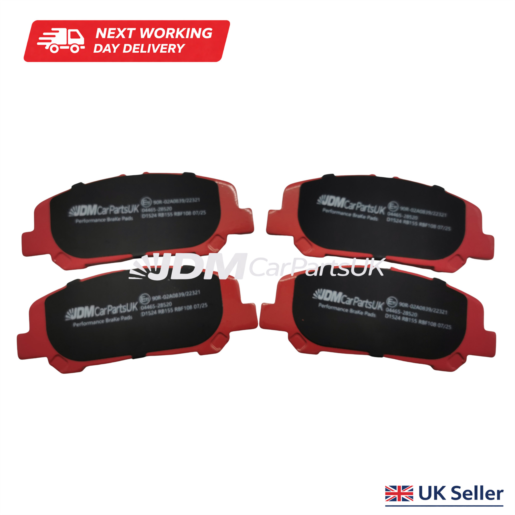 Toyota Alphard/Vellfire 2008-Onwards Front Brake Pads Performance Upgr ...