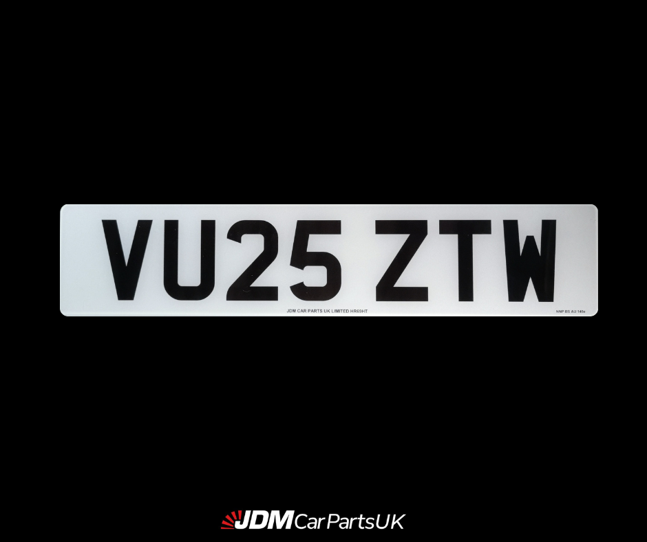 Standard Front Number Plate 520mm x 111mm – JDM Car Parts UK