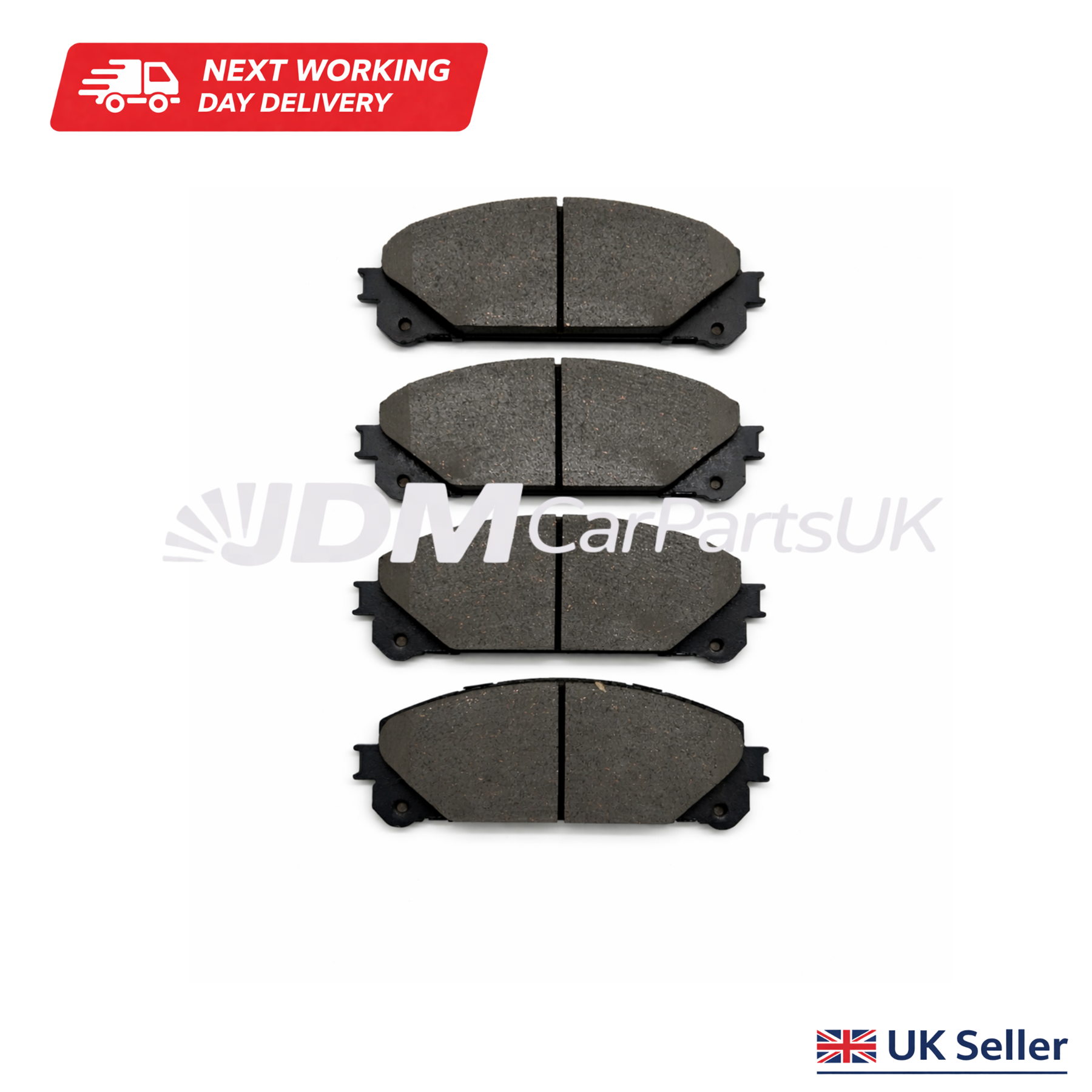 Toyota Estima 2006-2015 Front Brake Pads Pair Compatible with 330mm Di ...